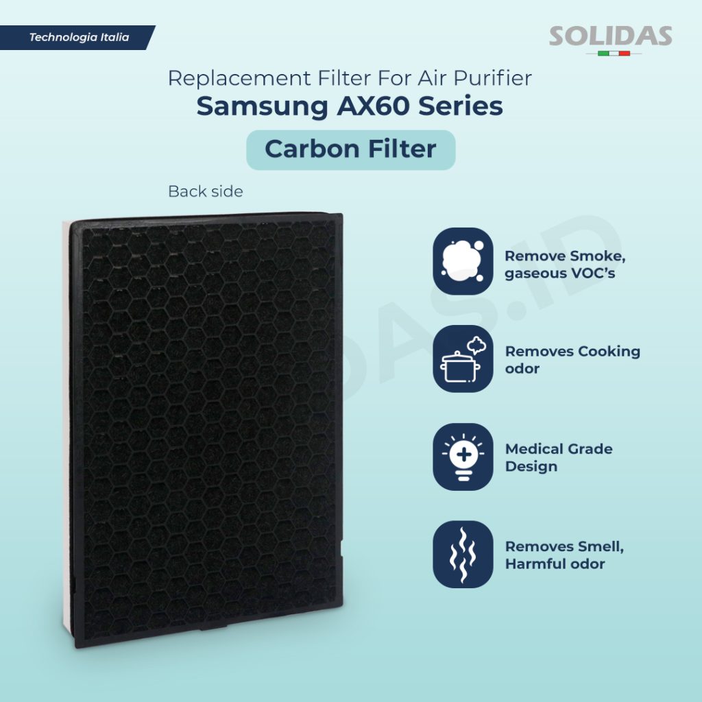 Replacement Filter Air Purifier Samsung AX60 Series / HEPA+Carbon – Solidas